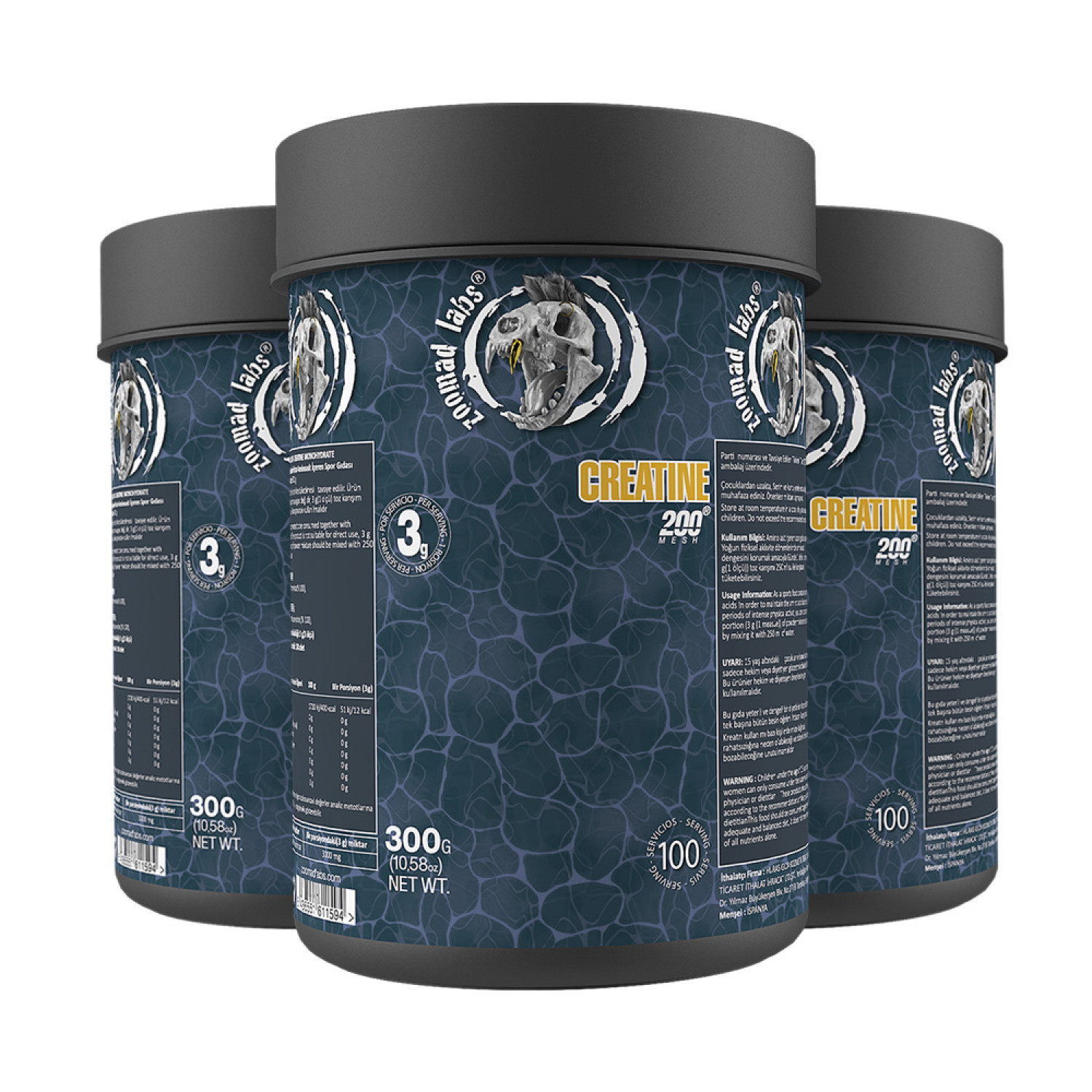 ZOOMAD LABS CREATİNE 300 GR - HS0625